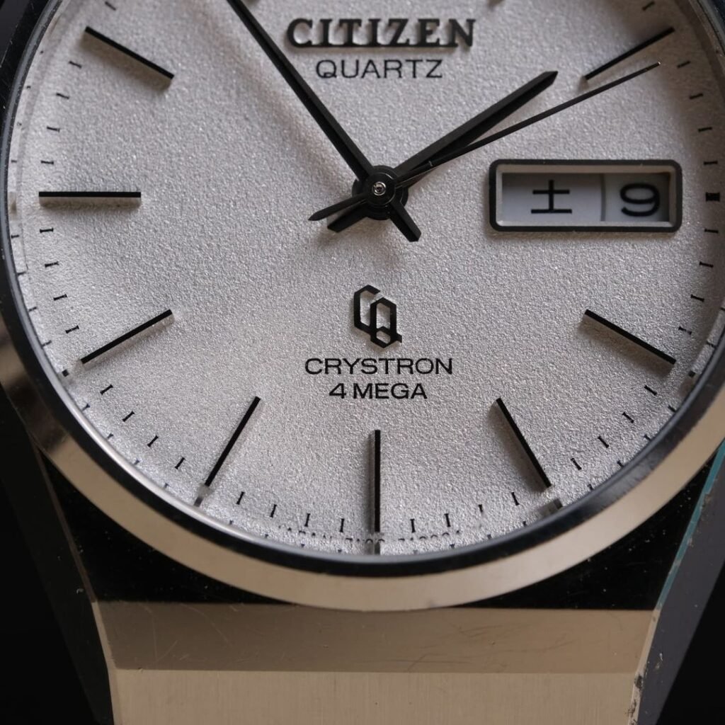 Citizen CQ Crystron 4 Mega - Seiko Vintage