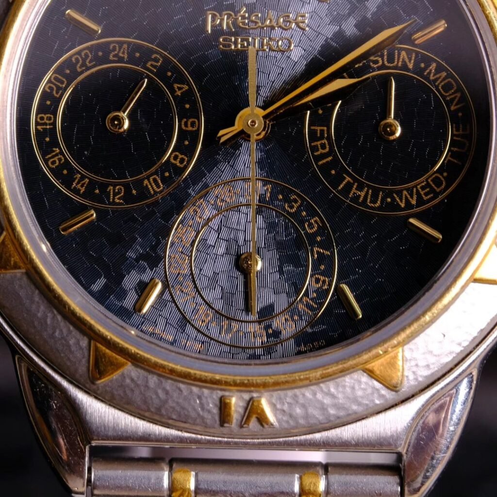 Seko Presage 7F39 - 6070 moon phase from June 1992 - Seiko Vintage