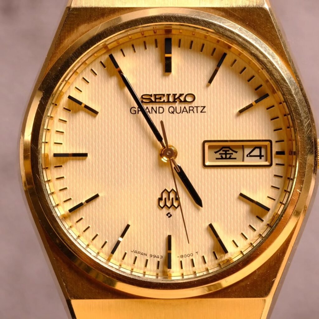 Seiko Grand Twin Quartz 9943 - 8000 Cap Gold from July 1978 - Seiko Vintage