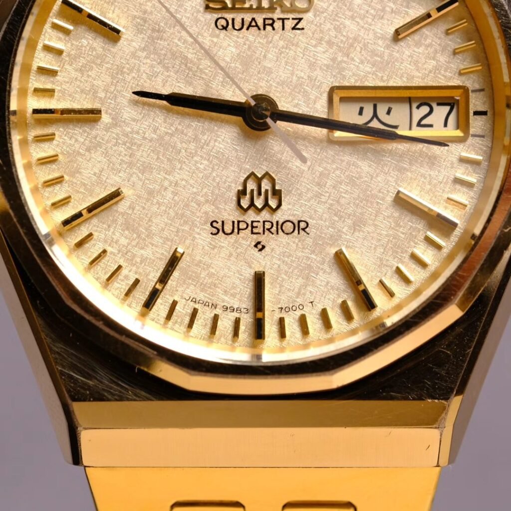 Seiko Superior 9983 - 7000 HGP " Royal Oak " from June 1979 - Seiko Vintage