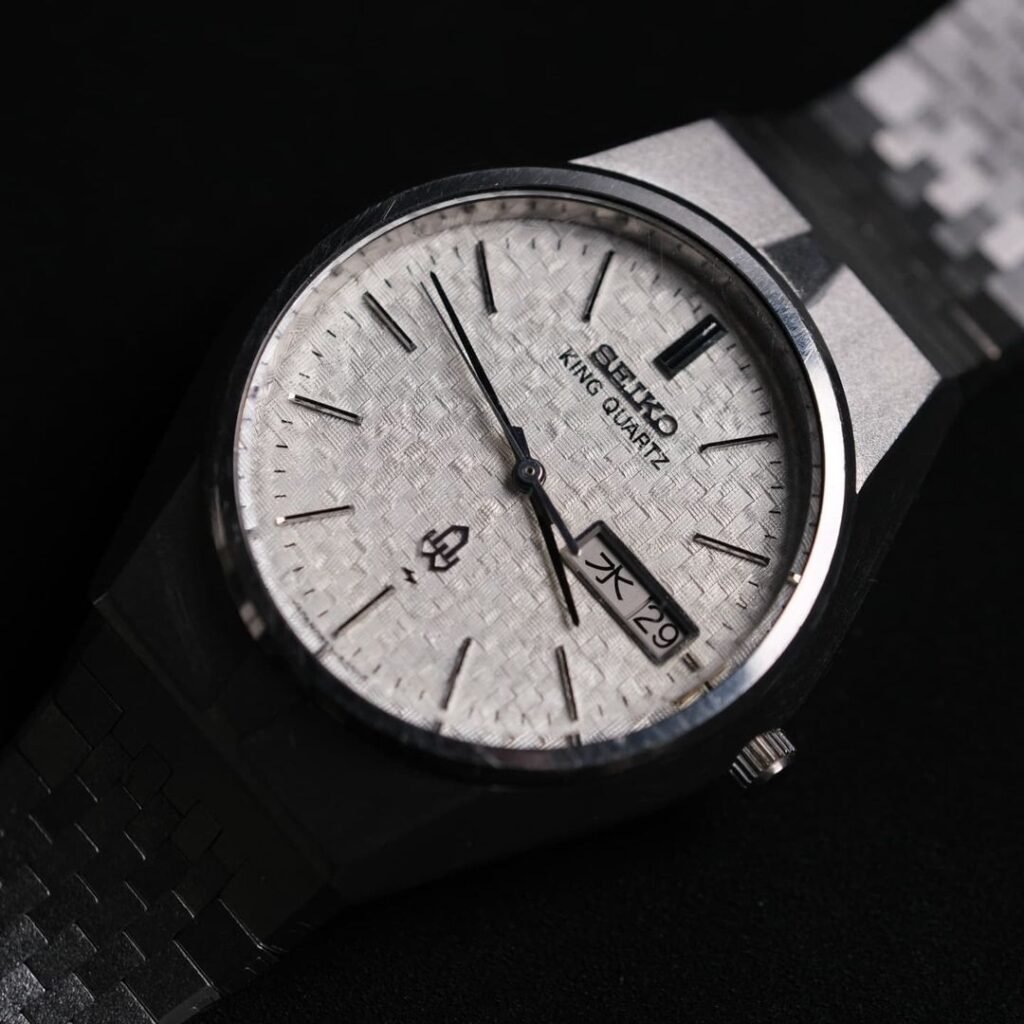 Seiko King quartz 0853 - 8035 from July 1976 - Seiko Vintage